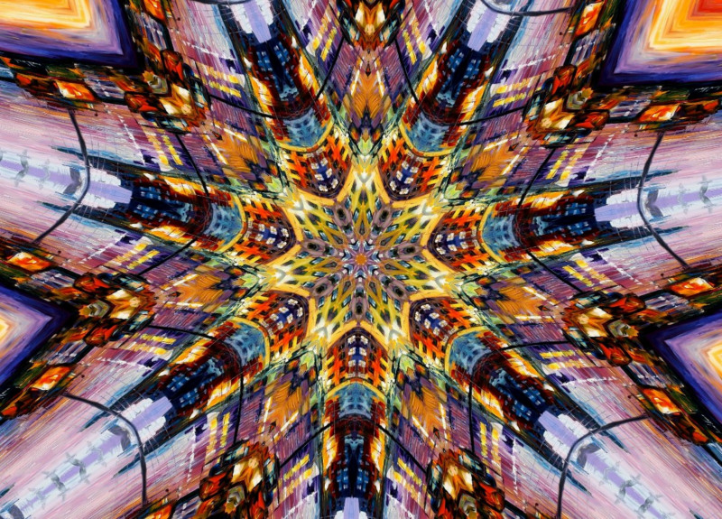 Kaleidoscope Photo Effect